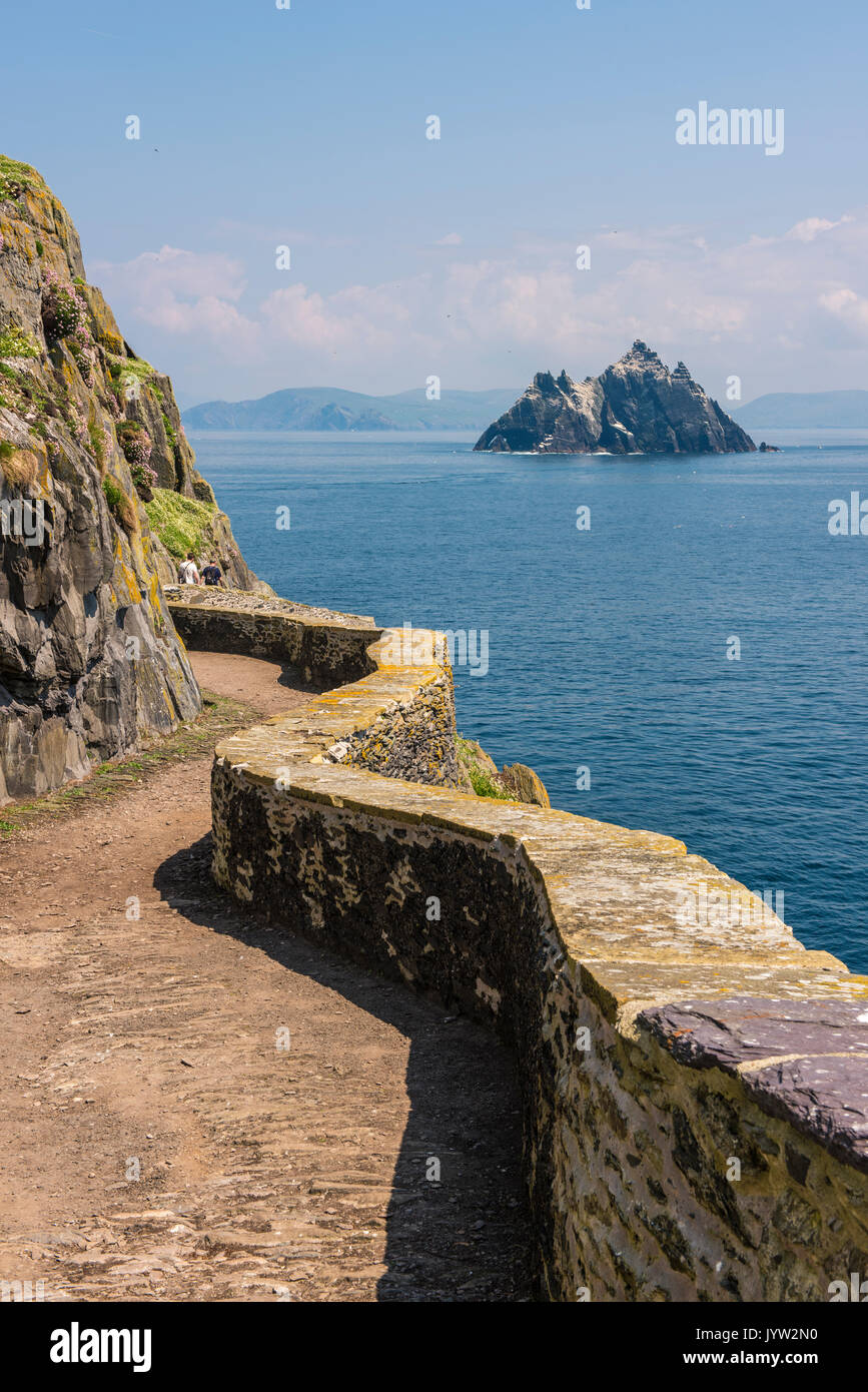 Skellig Michael (Great Skellig), Skellig islands, County Kerry, Munster ...