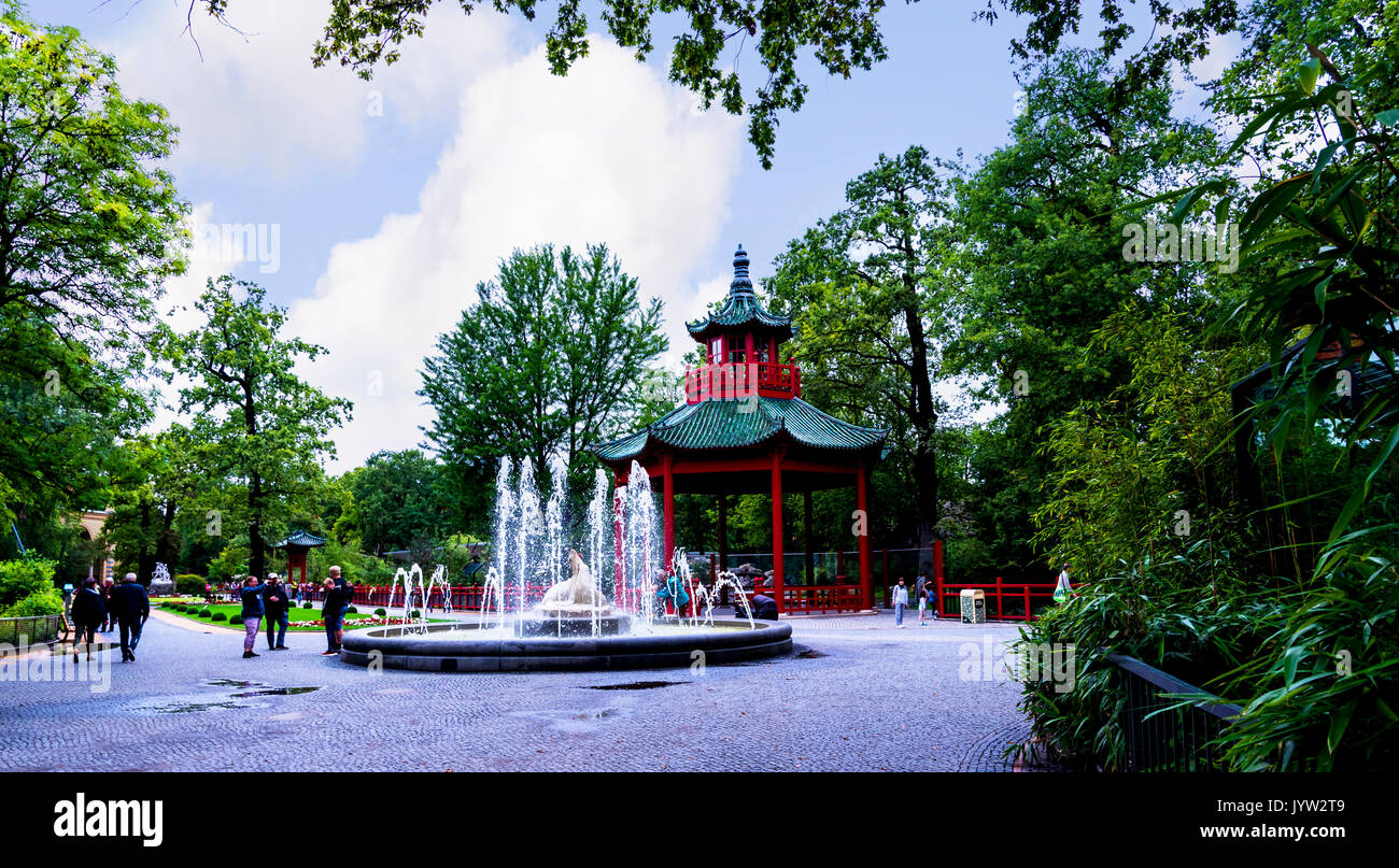 Zoological Gardens and Aquarium in Berlin Germany.The Berlin Zoo is the ...