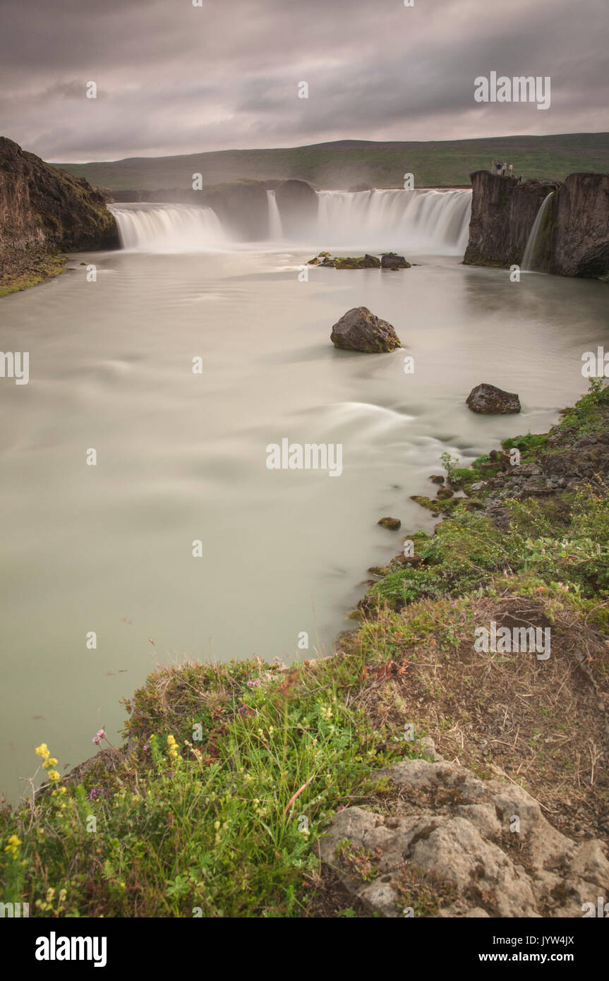 Iceland. Godafoss waterfall Stock Photo - Alamy