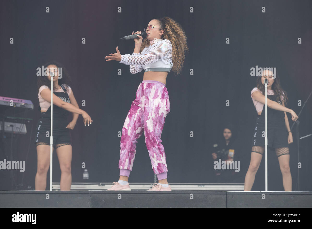 Elle Eyre performs on the Supervene Stage during the V Festival at ...