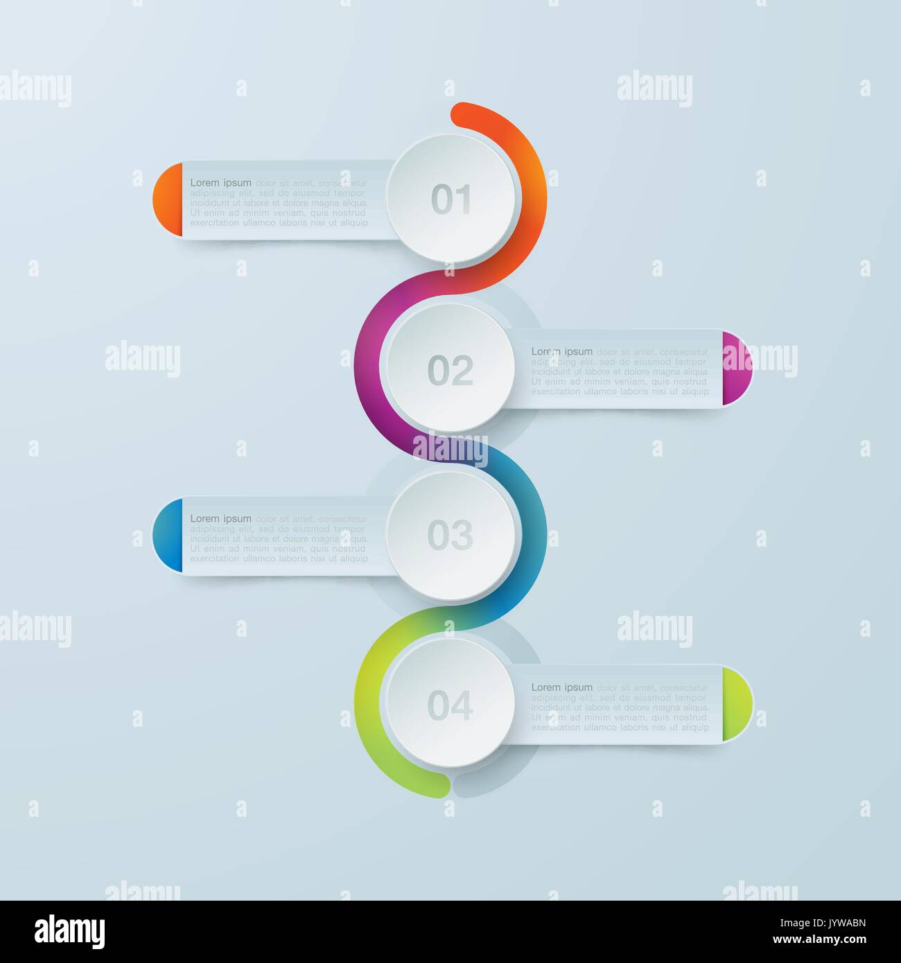 Four steps infographics. Template for diagram, graph, presentation and ...
