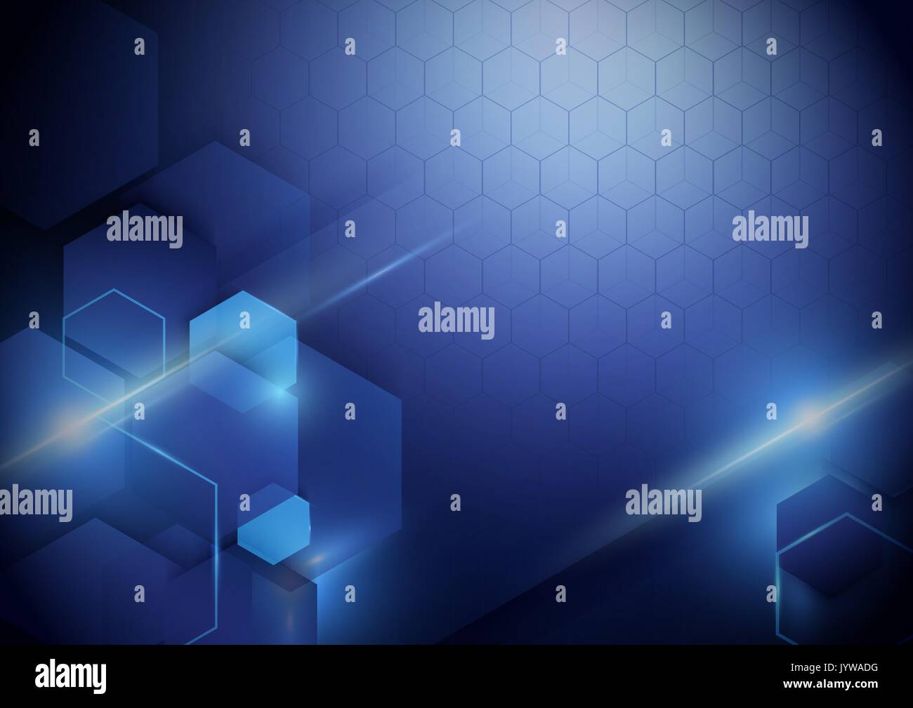 Blue abstract technology digital hi tech concept background. Space for ...