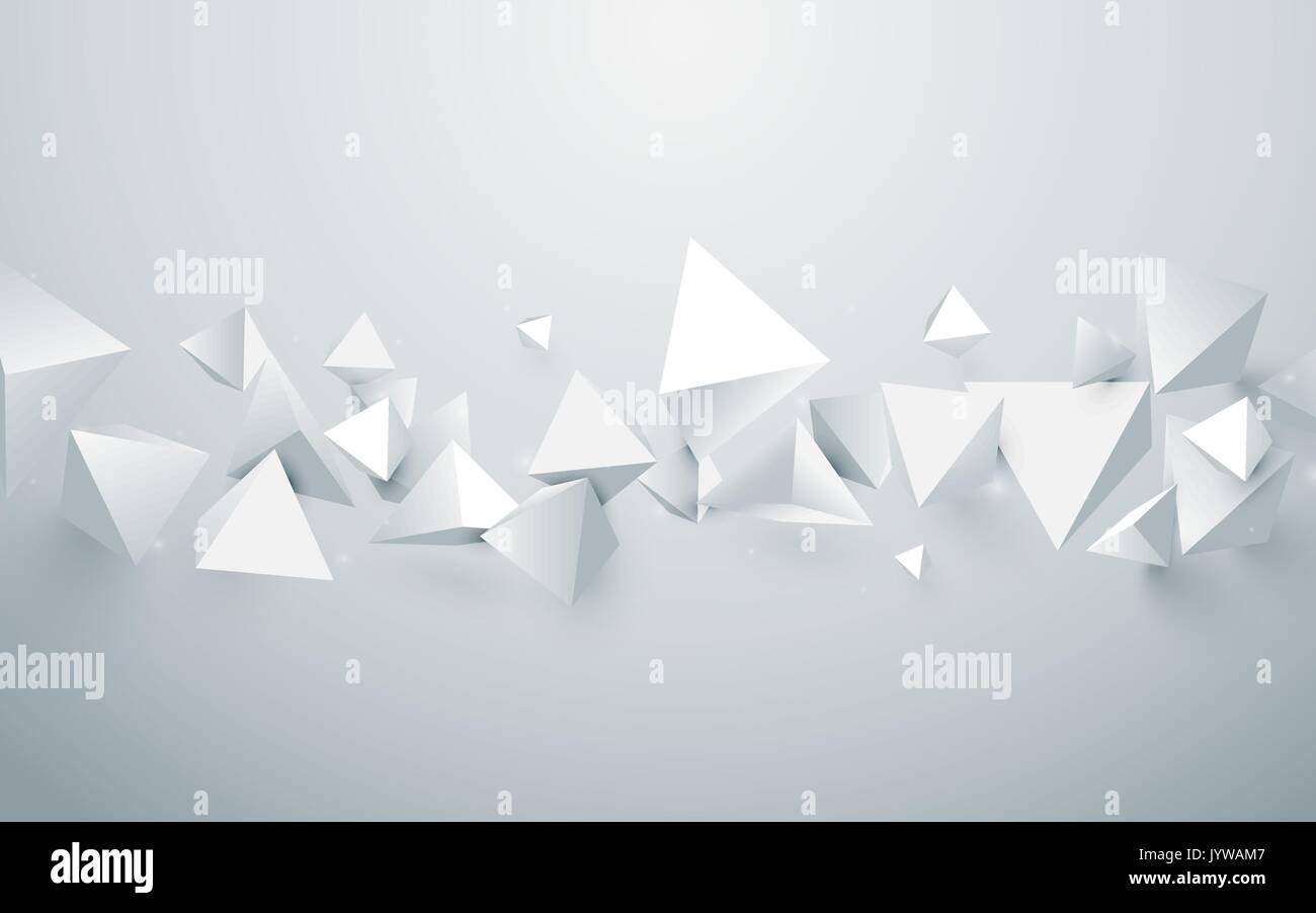 Paper pyramids origami Stock Vector Images - Alamy