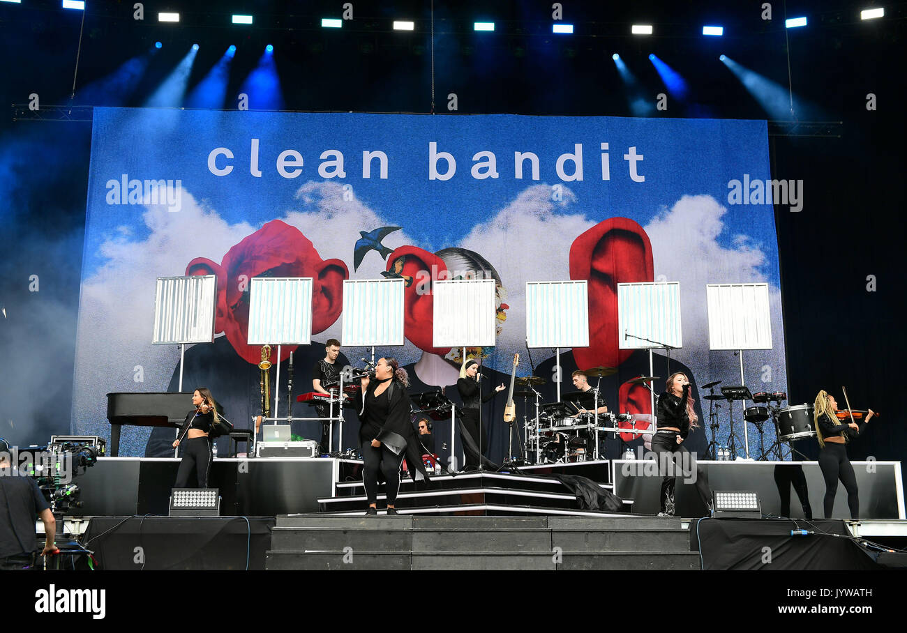 Clean bandit performing v festival hi-res stock photography and images ...