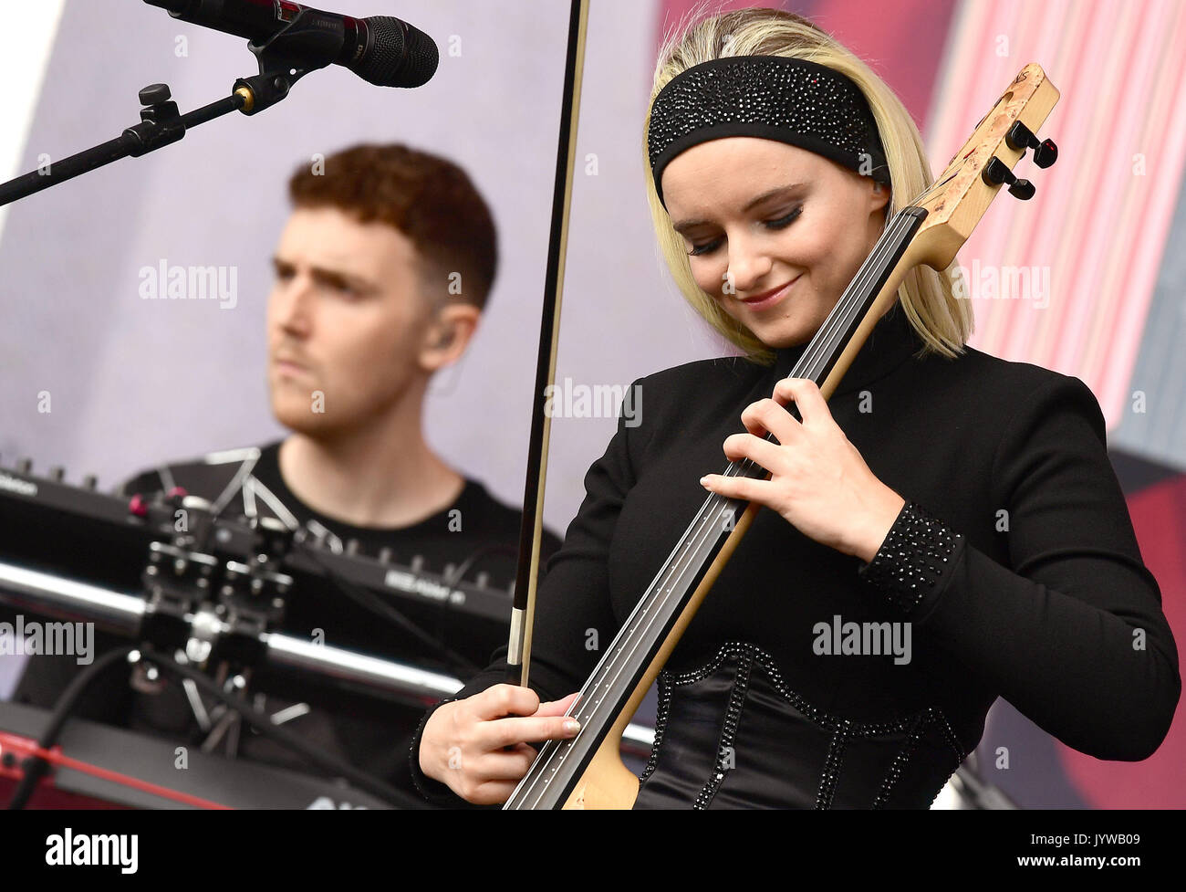 Clean bandit performing v festival hi-res stock photography and images ...