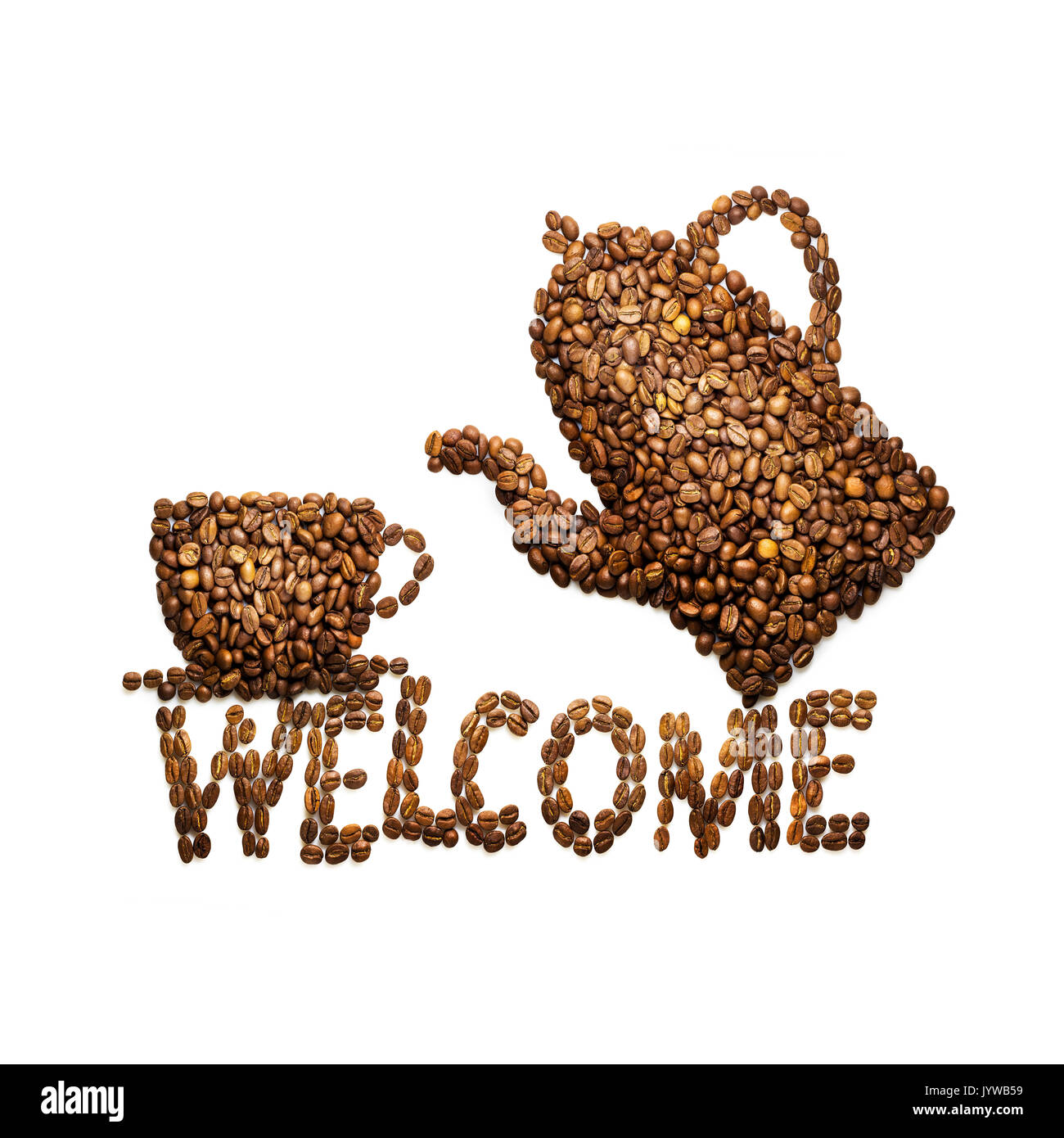 The welcome cafe Cut Out Stock Images & Pictures - Alamy