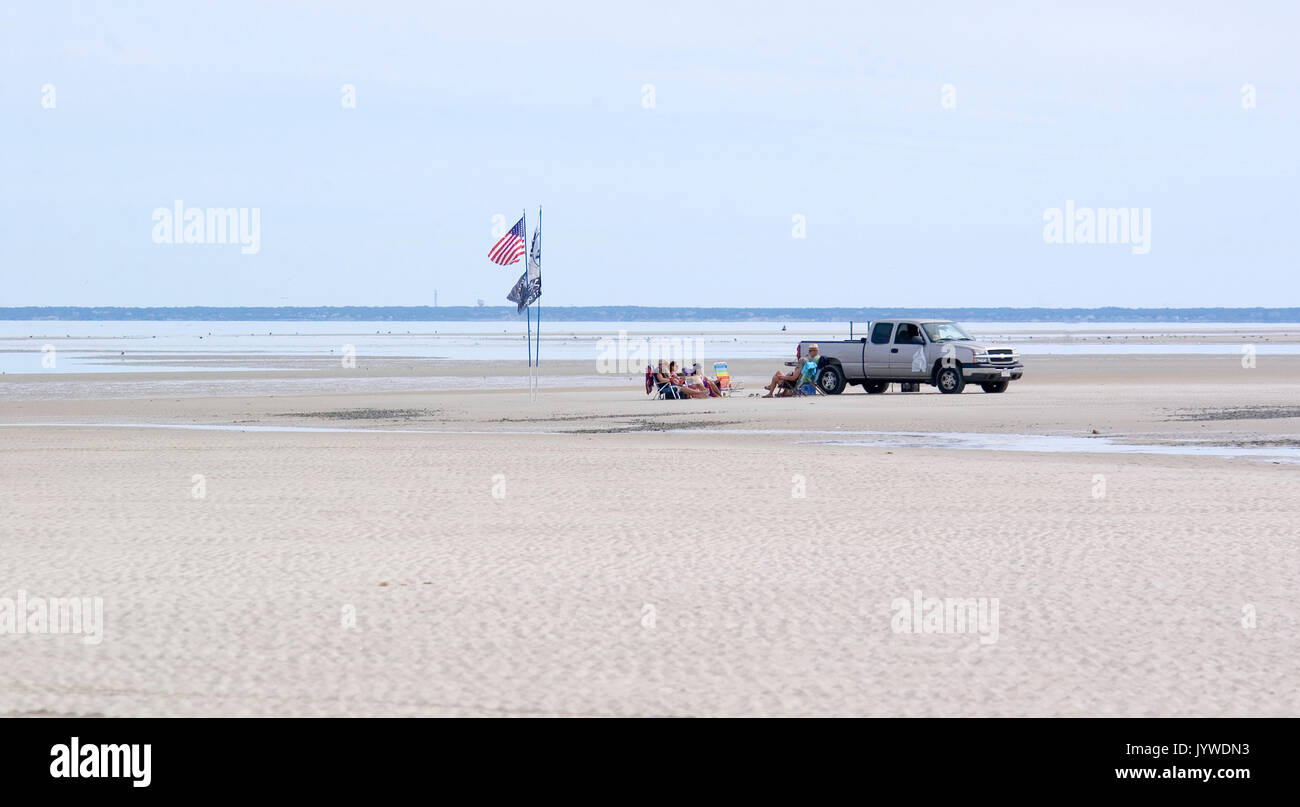 Four Wheelers on Crow's Pasture Beach - Dennis - MA - Cape Cod Stock ...