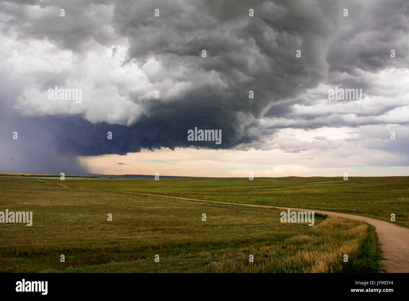The beginning of a storm in Colorado Stock Photo - Alamy