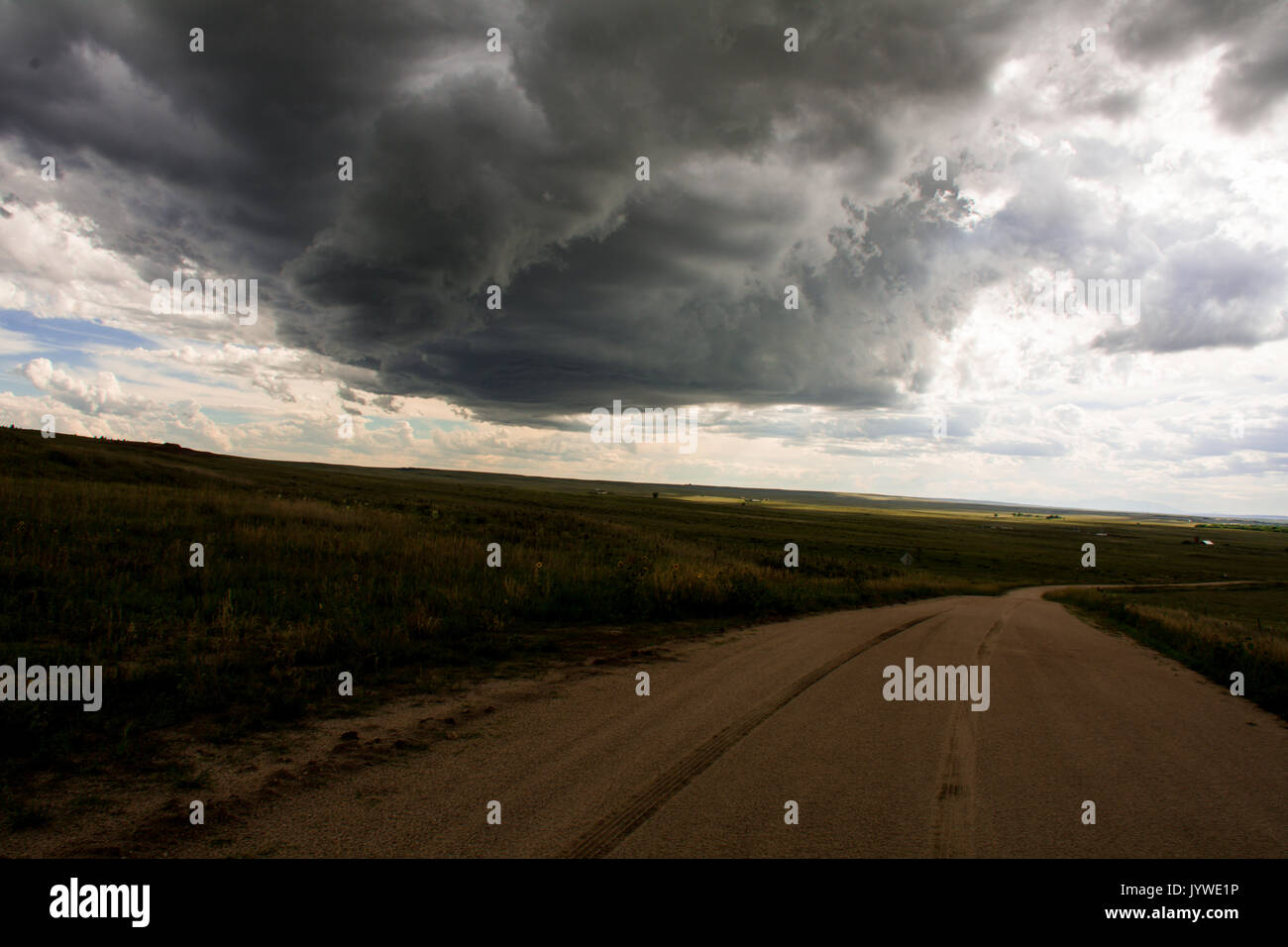 The beginning of a storm in Colorado Stock Photo - Alamy