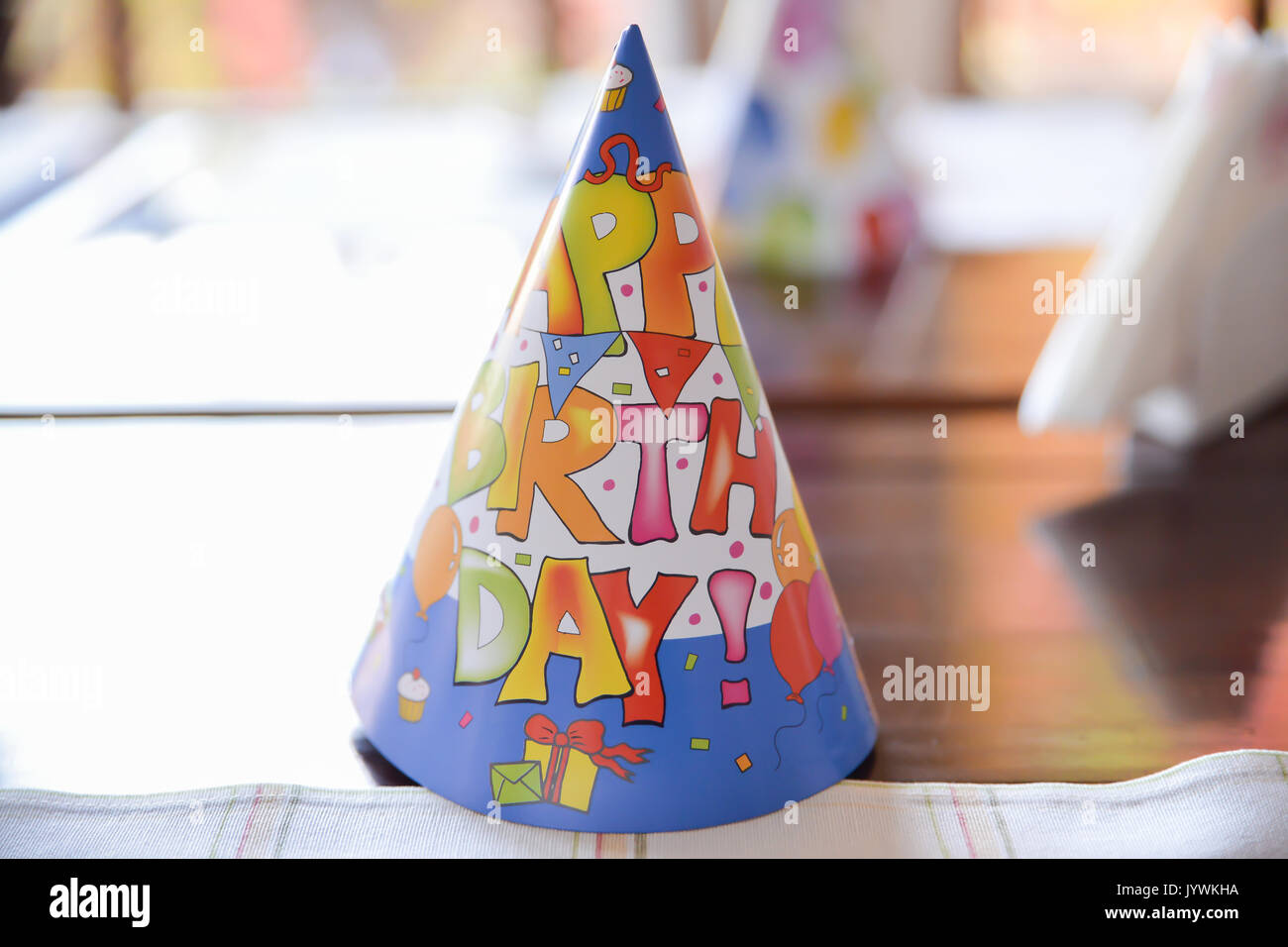happy birthday head decoration Stock Photo - Alamy