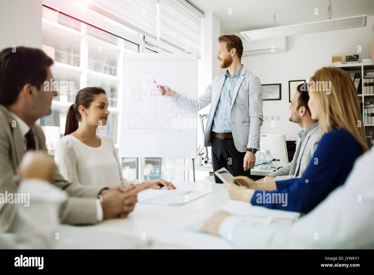 Presentation training hi-res stock photography and images - Alamy