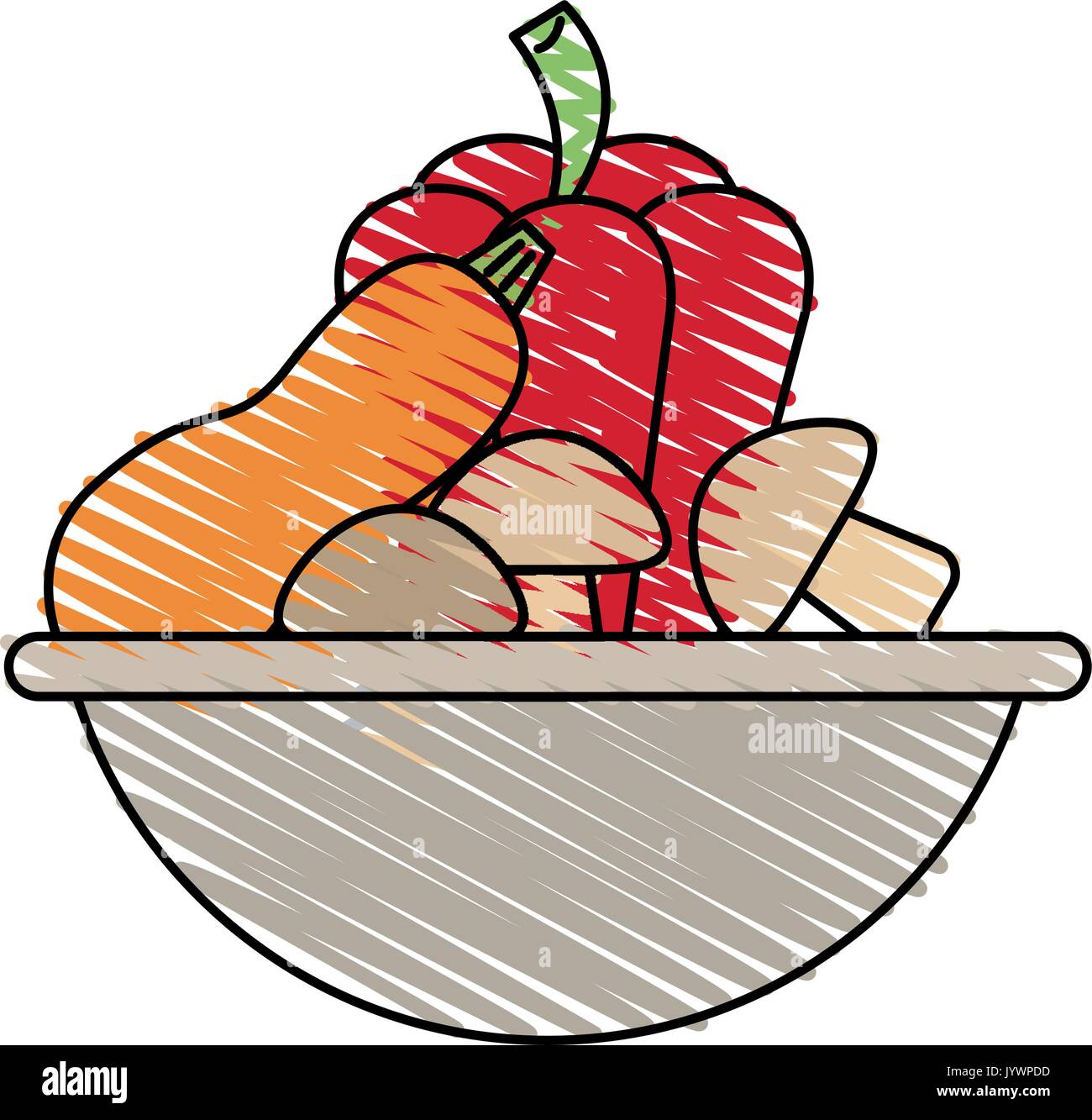 bowl vector illustration Stock Vector Image & Art - Alamy