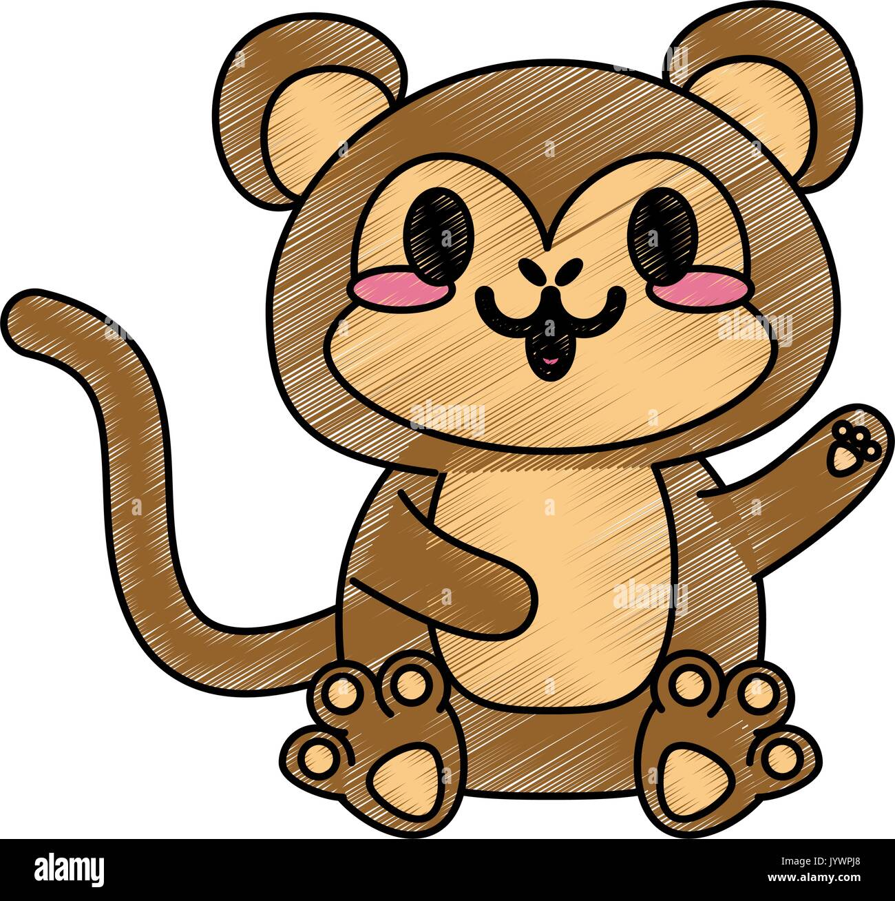monkey vector illustration Stock Vector Image & Art - Alamy