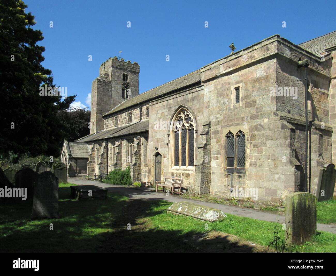 All Saints Church, Ripley Stock Photo - Alamy