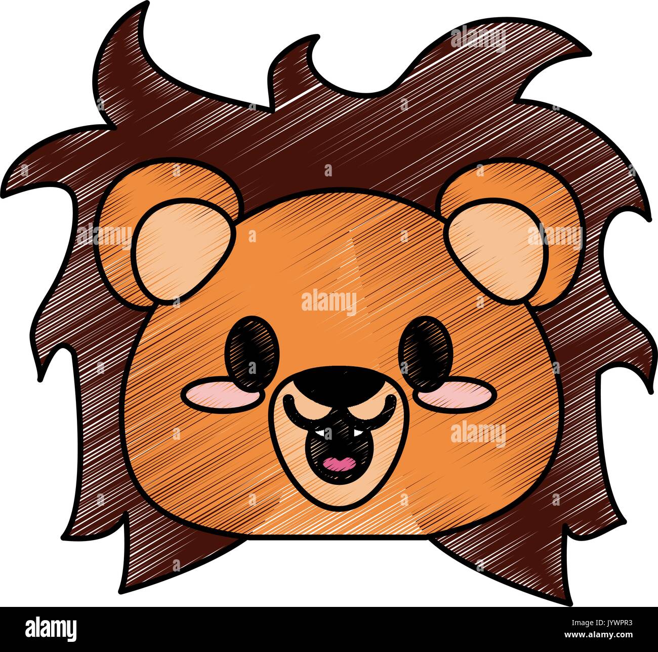 Lion Mane Cut Out Stock Images & Pictures - Alamy