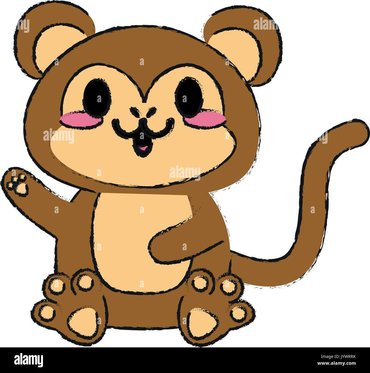 monkey vector illustration Stock Vector Image & Art - Alamy
