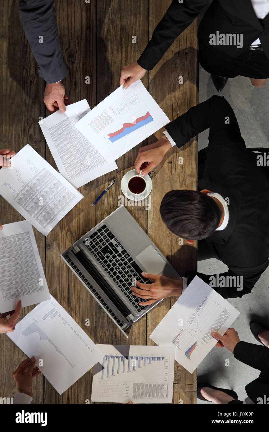 Business man getting extra work from coworkers, deadline concept Stock ...