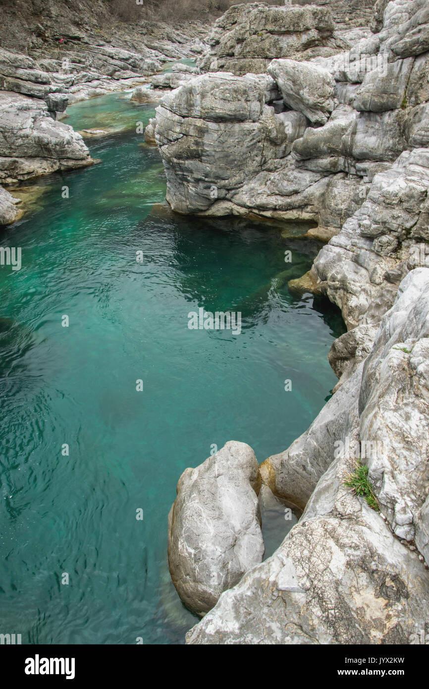 "Blue eye" in the river Stock Photo - Alamy