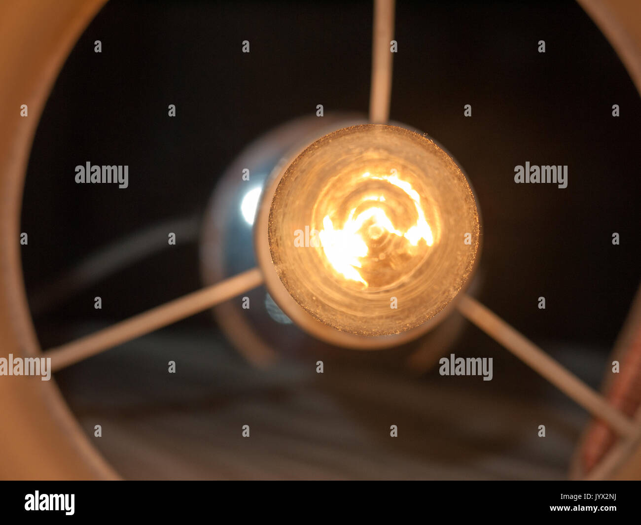 Light bulb filament close up lit up hi-res stock photography and images ...