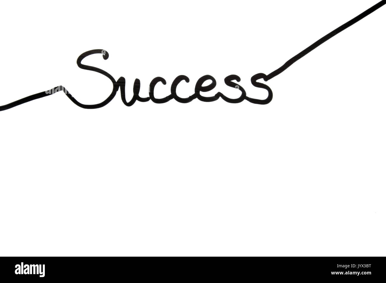 Text "Success" on white background Stock Photo - Alamy
