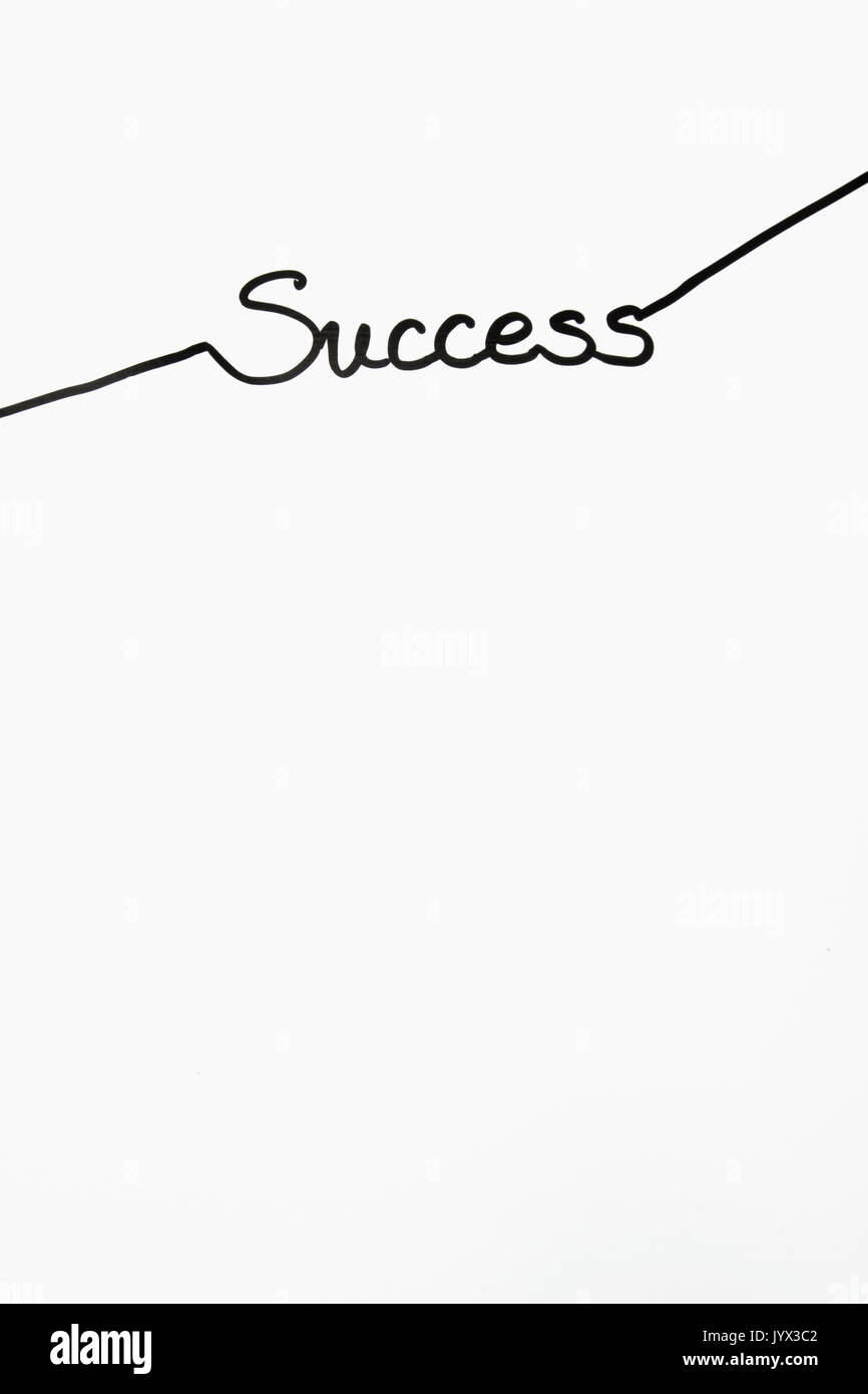 Text "Success" on white background Stock Photo - Alamy