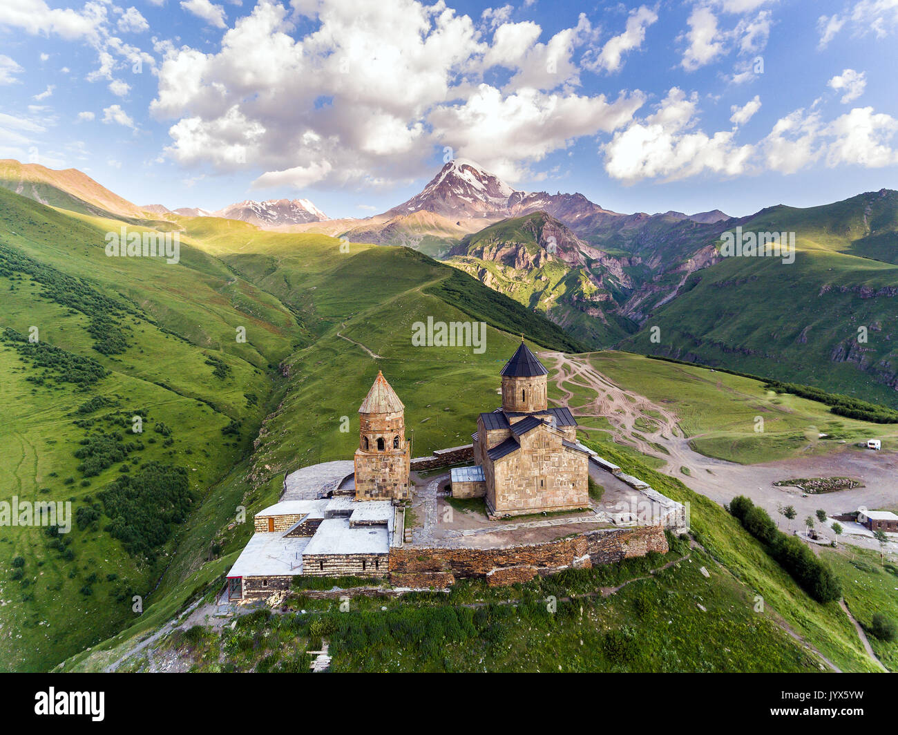 Gergeti Trinity Church Or Tsminda Sameba - Holy Trinity Church Near ...