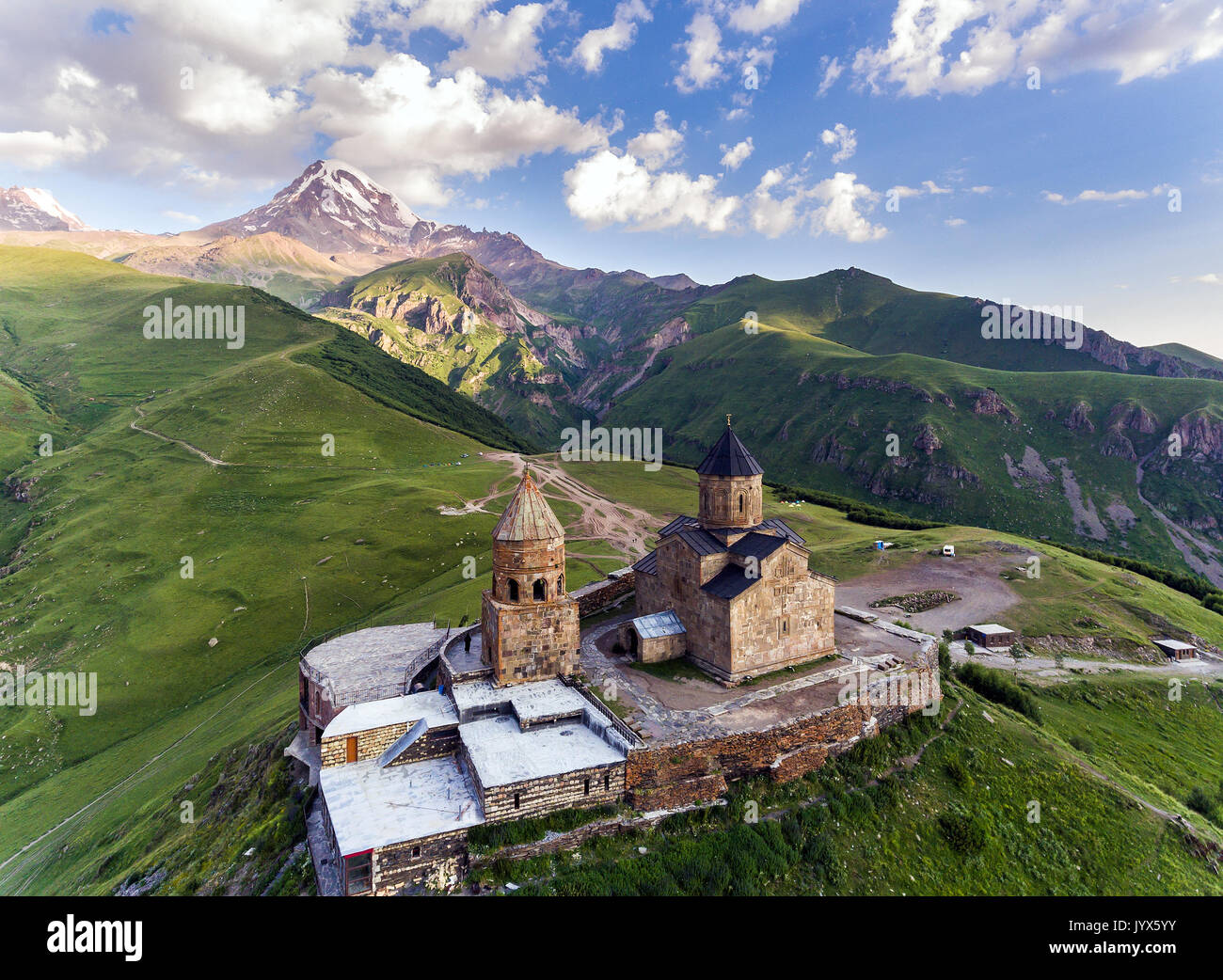 Gergeti Trinity Church Or Tsminda Sameba - Holy Trinity Church Near ...