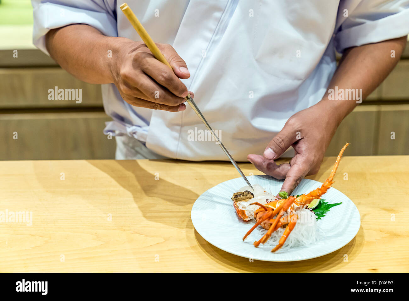 Lobster sashimi hi-res stock photography and images - Alamy