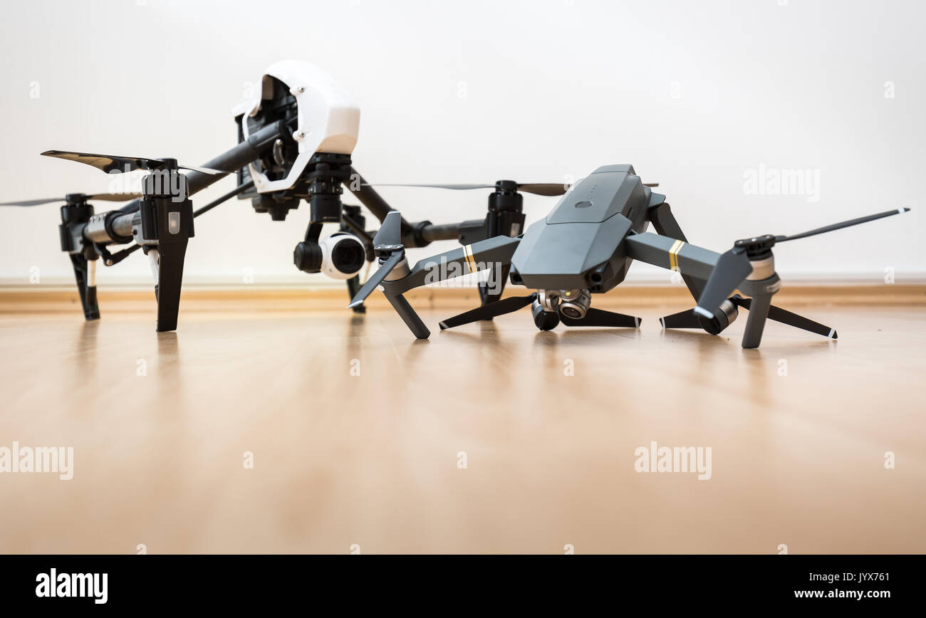 Shot of two drones Stock Photo - Alamy
