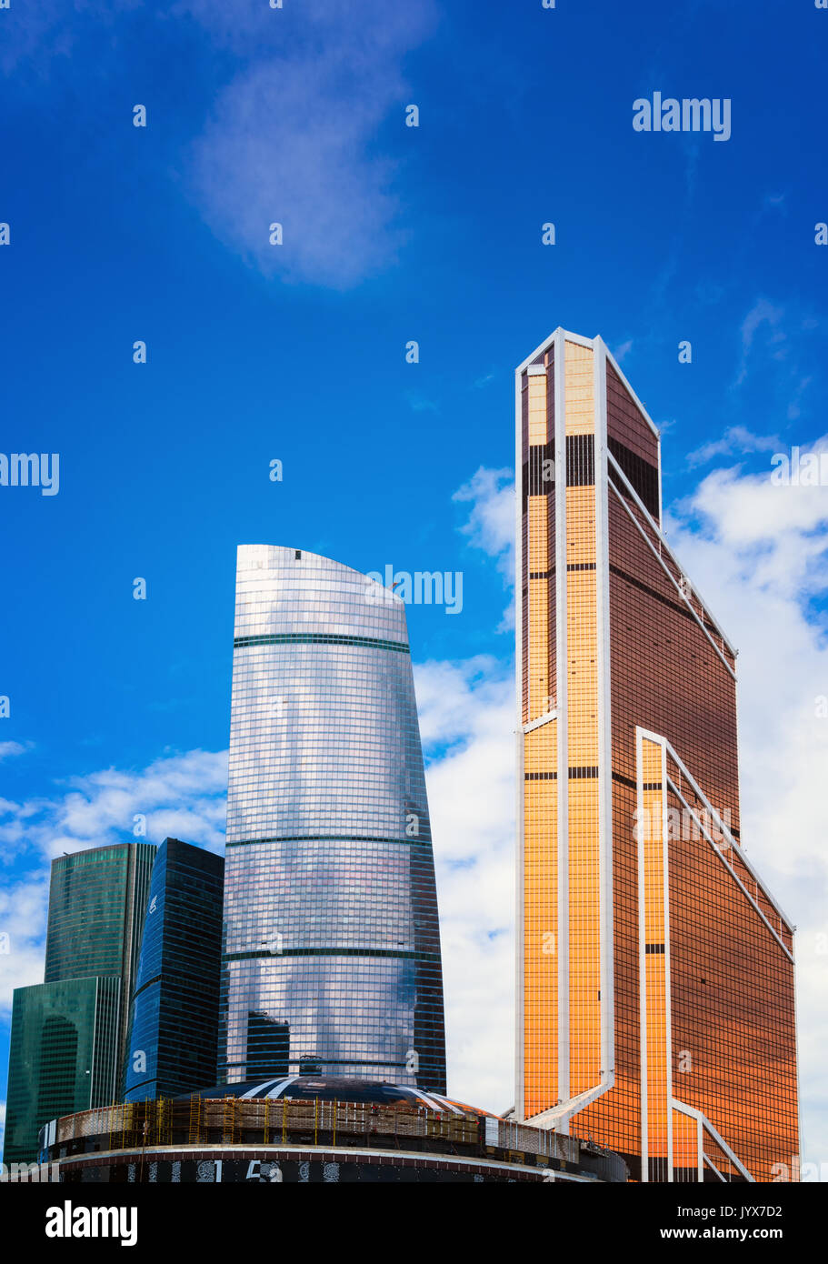 Moscow City, Russia modern city centre of skyscrapers Stock Photo - Alamy