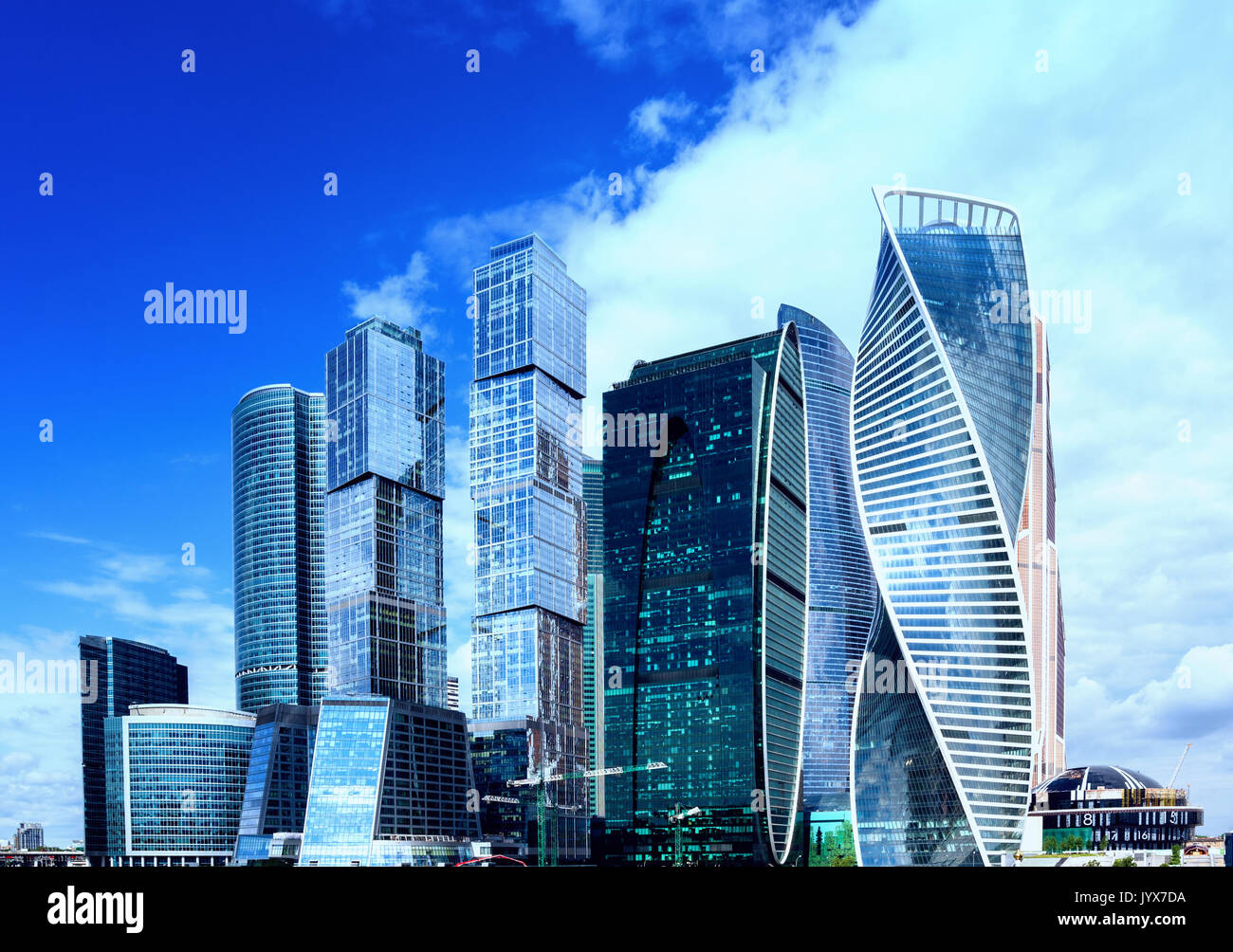 Moscow City, Russia modern city centre of skyscrapers Stock Photo - Alamy