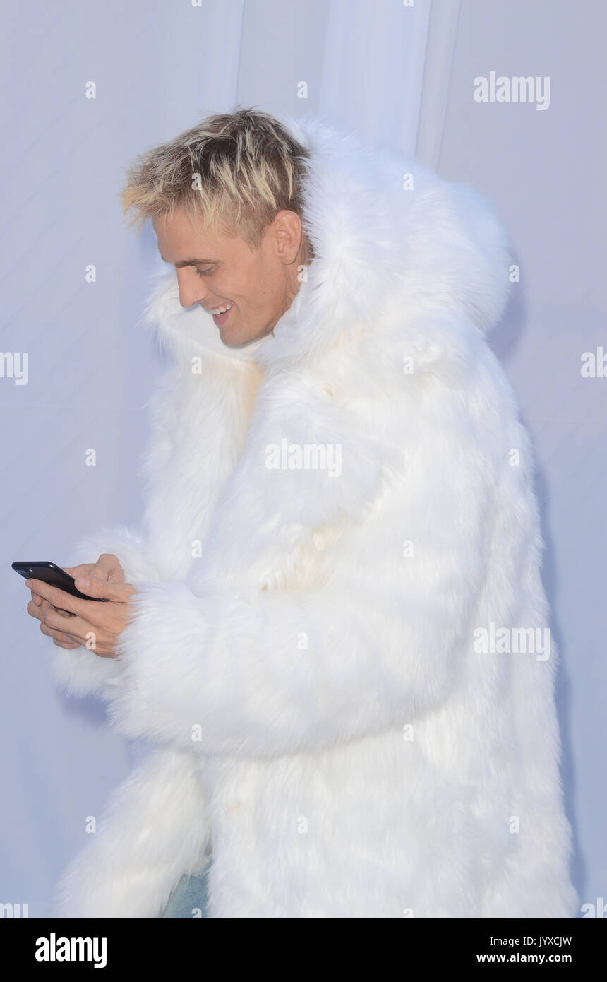 Los Angeles, Ca, USA. 19th Aug, 2017. Aaron Carter at Project Angel ...