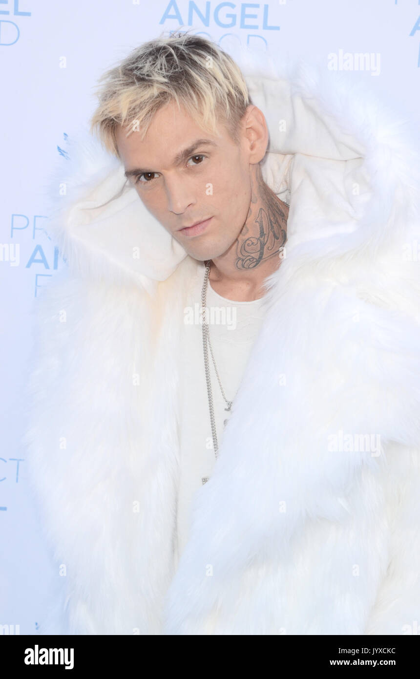 Los Angeles, Ca, USA. 19th Aug, 2017. Aaron Carter at Project Angel ...