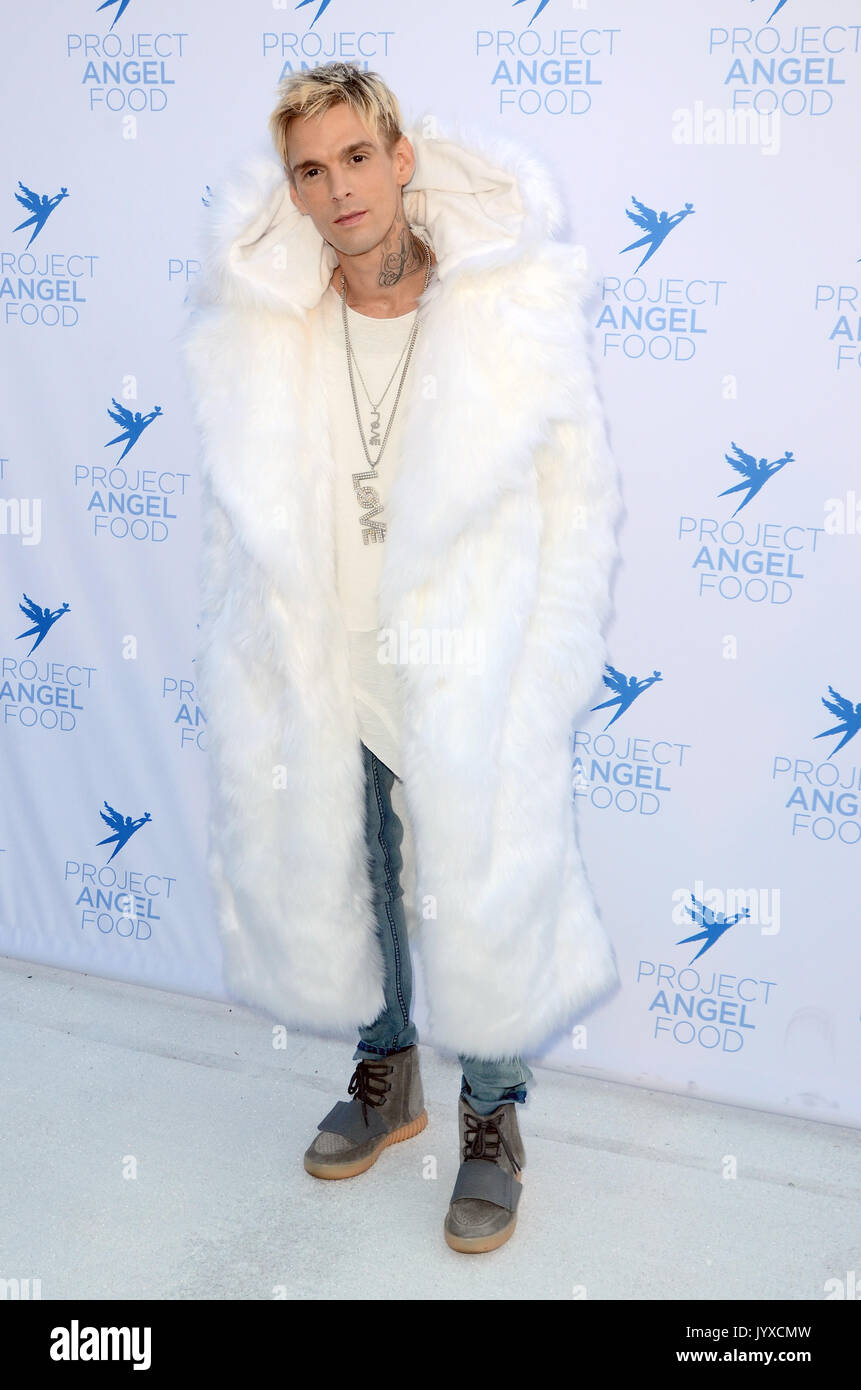 Los Angeles, Ca, USA. 19th Aug, 2017. Aaron Carter at Project Angel ...