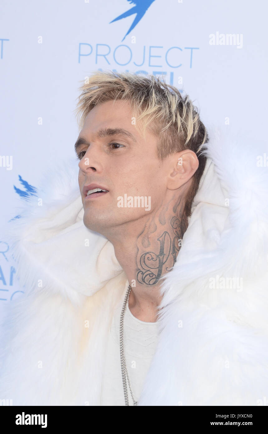 Los Angeles, Ca, USA. 19th Aug, 2017. Aaron Carter at Project Angel ...