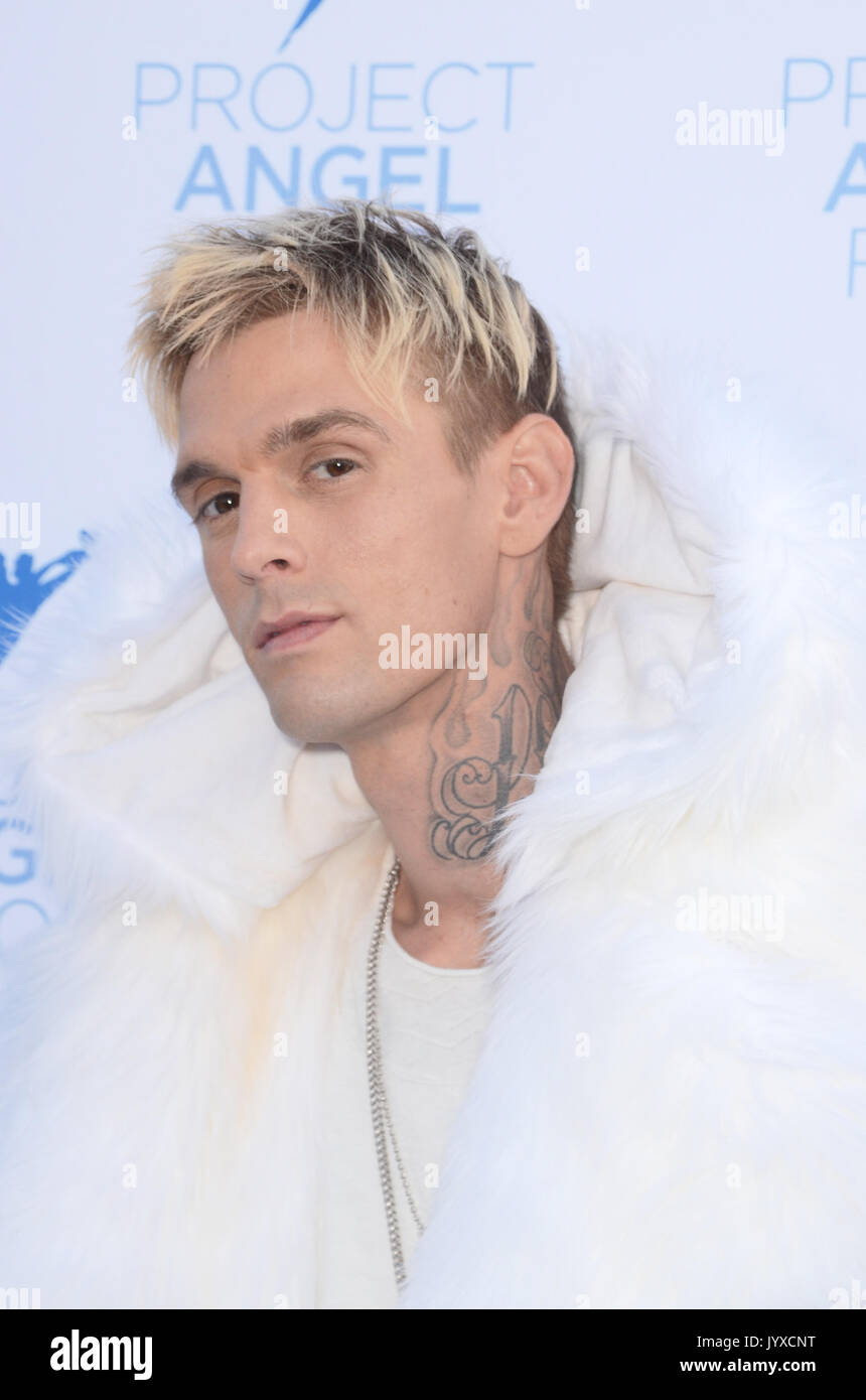 Los Angeles, Ca, USA. 19th Aug, 2017. Aaron Carter at Project Angel ...