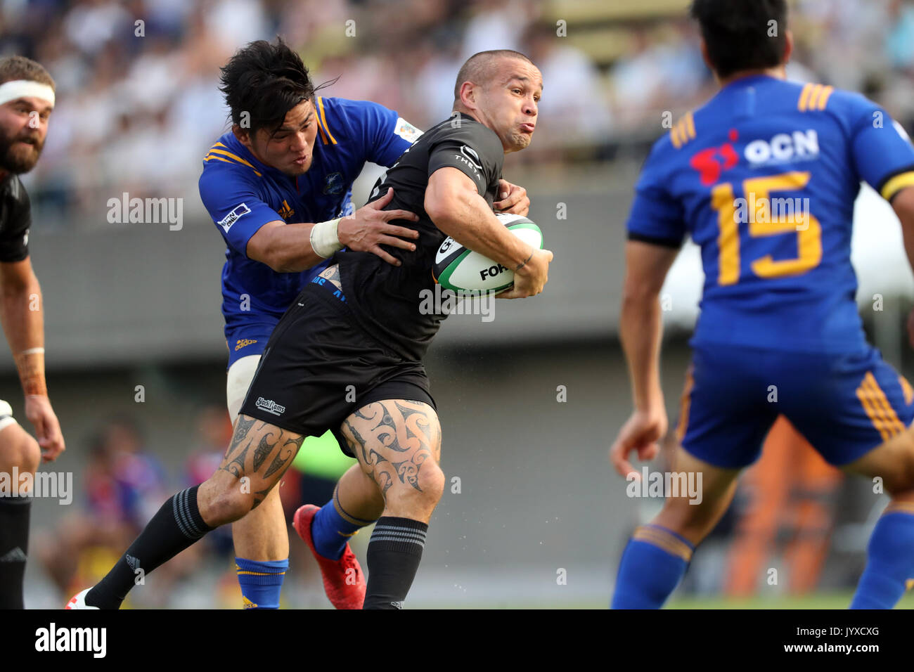 Tokyo, Japan. 18th Aug, 2017. Tamati Ellison () Rugby : Japan Rugby Top ...