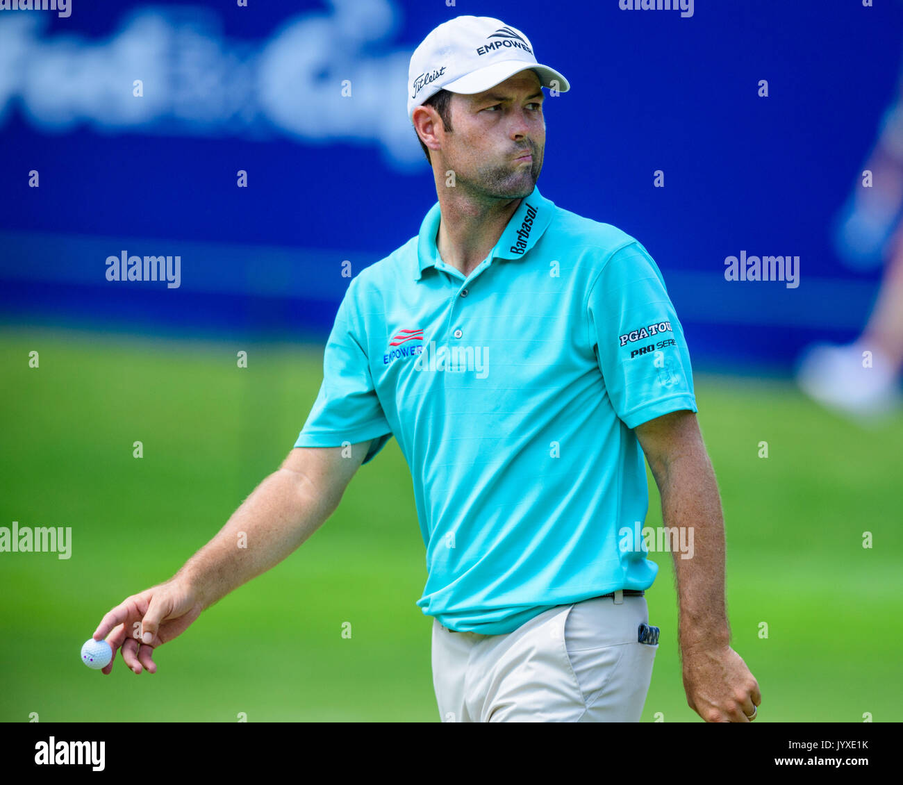 Robert Streb during the Wyndham Championship on Saturday August 19 ...