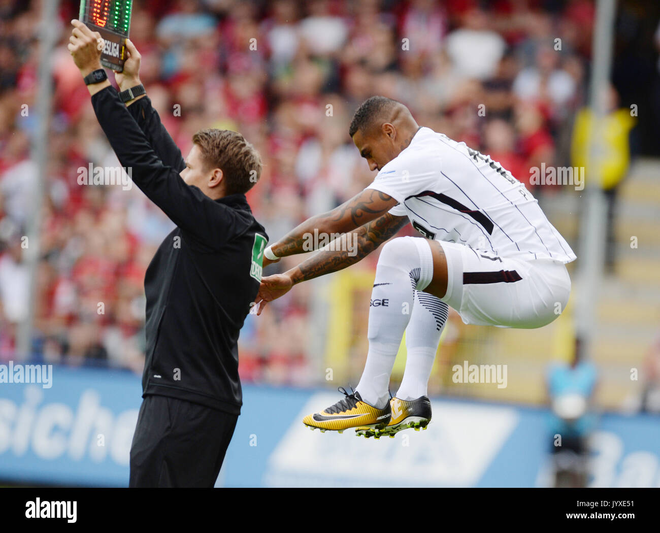 Freiburg, Germany. 20th Aug, 2017. Kevin Prince-Boateng of Frankfurt ...