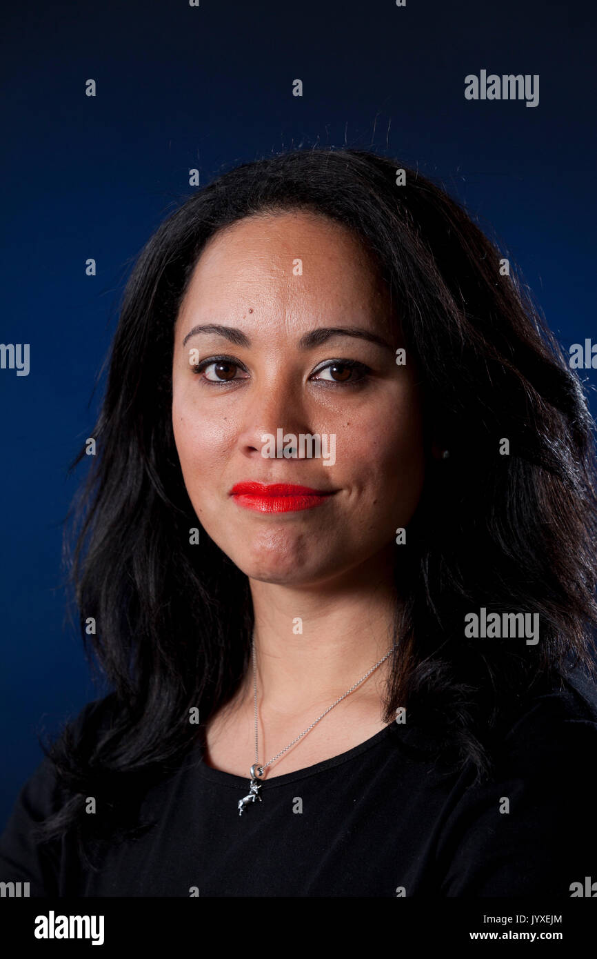 Edinburgh, UK. 20th Aug, 2017. Courtney Sina Meredith, the poet ...