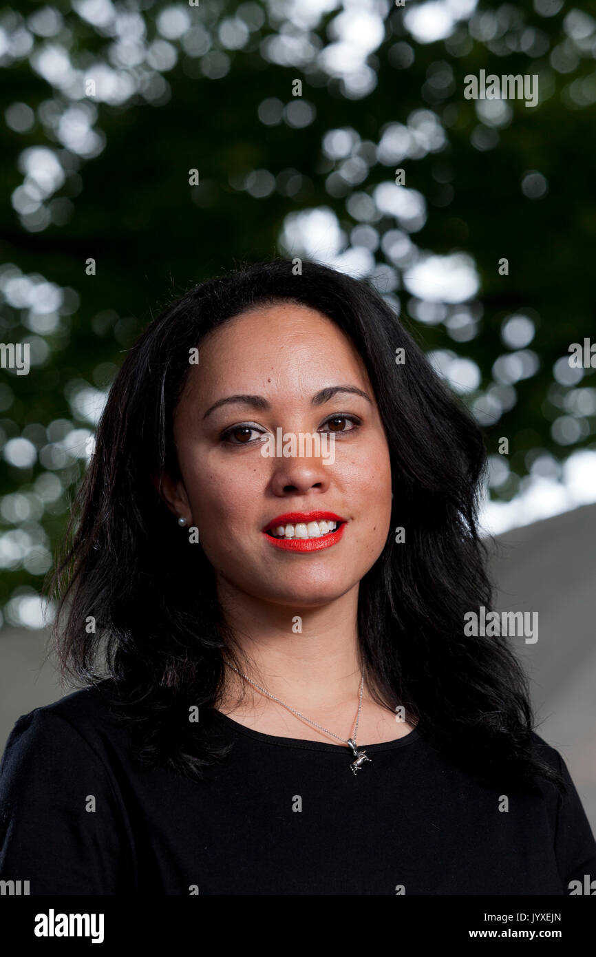 Edinburgh, UK. 20th Aug, 2017. Courtney Sina Meredith, the poet ...