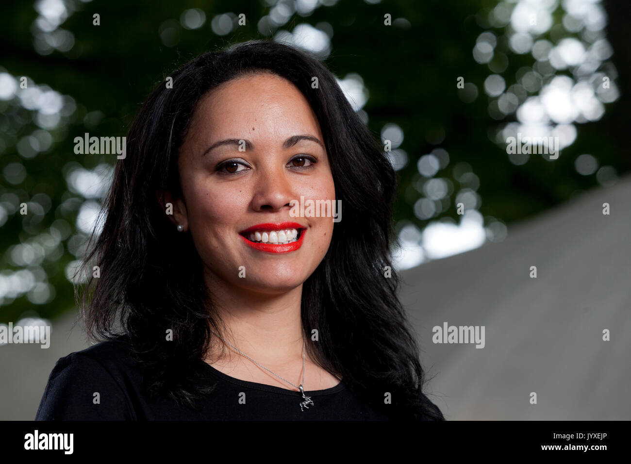 Edinburgh, UK. 20th Aug, 2017. Courtney Sina Meredith, the poet ...