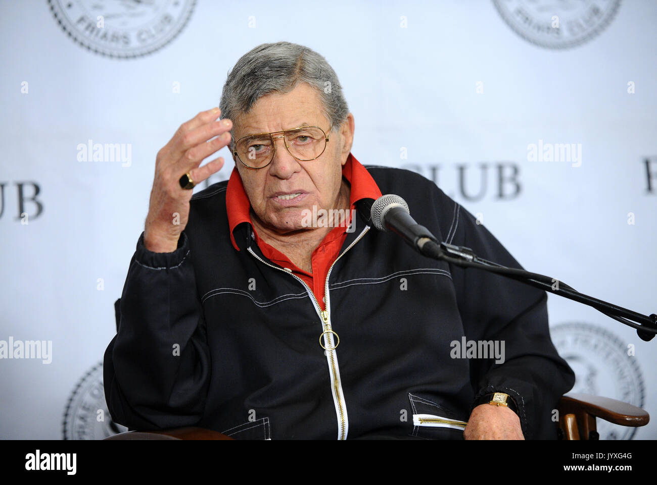 NEW YORK, NY - JUNE 5: Comedian Jerry Lewis pictured at the Friars Club ...