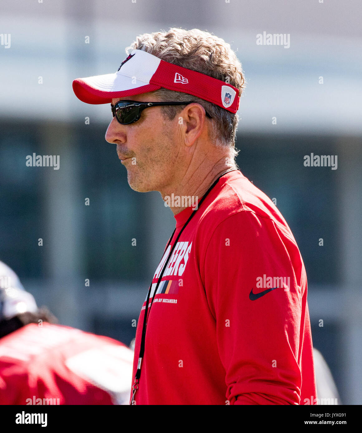 August 19, 2017 - Tampa Bay Buccaneers head coach Dirk Koetter during ...