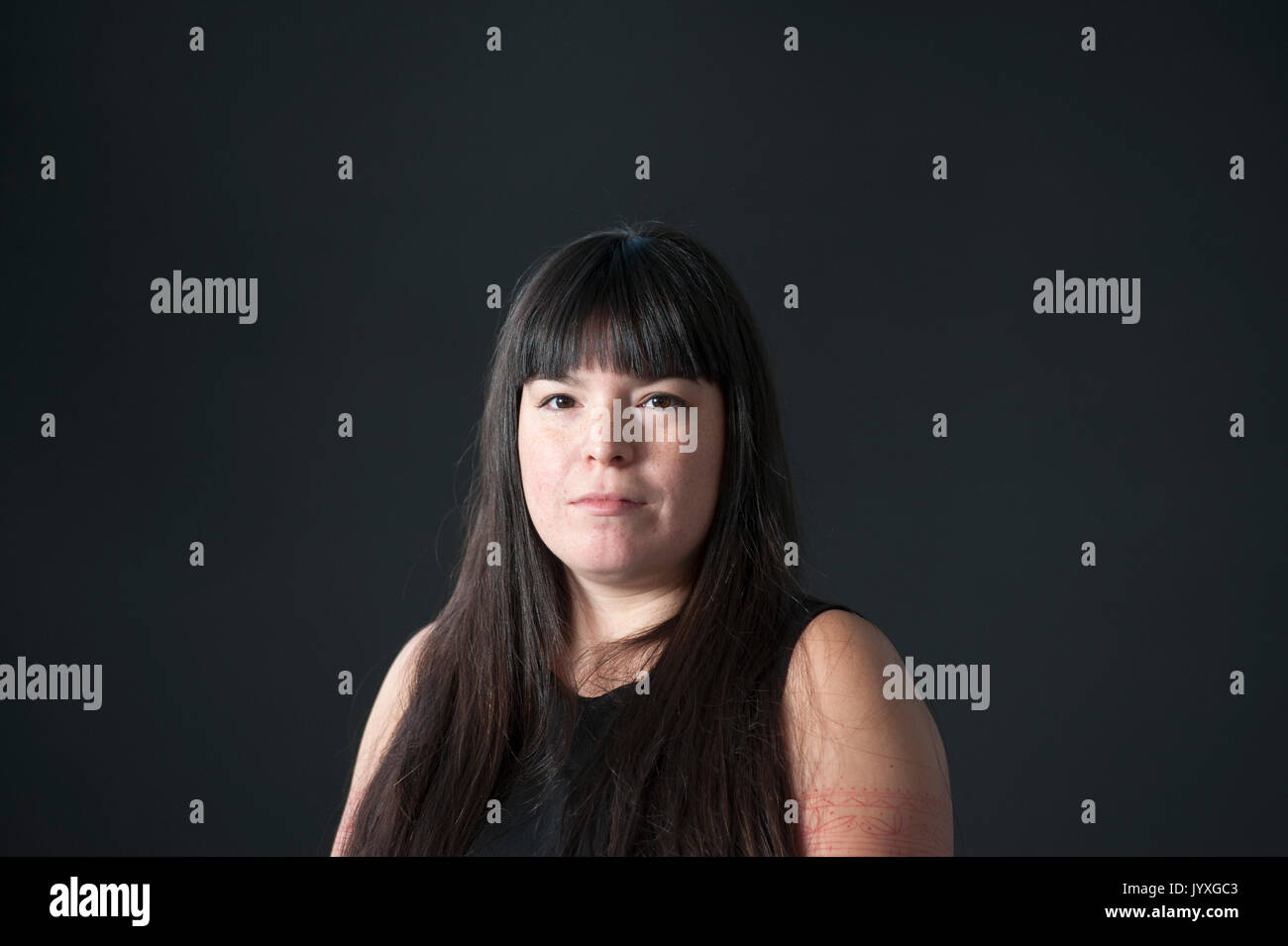 Edinburgh, UK. 20th Aug, 2017. Writer Natasha Kanape Fontaine appearing ...