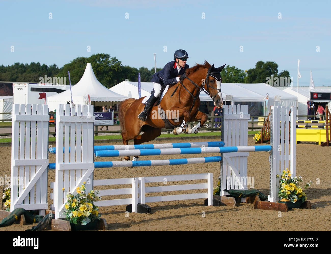 Congleton, UK. 20th Aug, 2017. Somerford Park International horse ...
