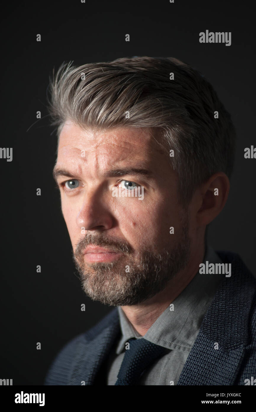 Edinburgh, UK. 20th Aug, 2017. Author Nick Laird appearing at the ...