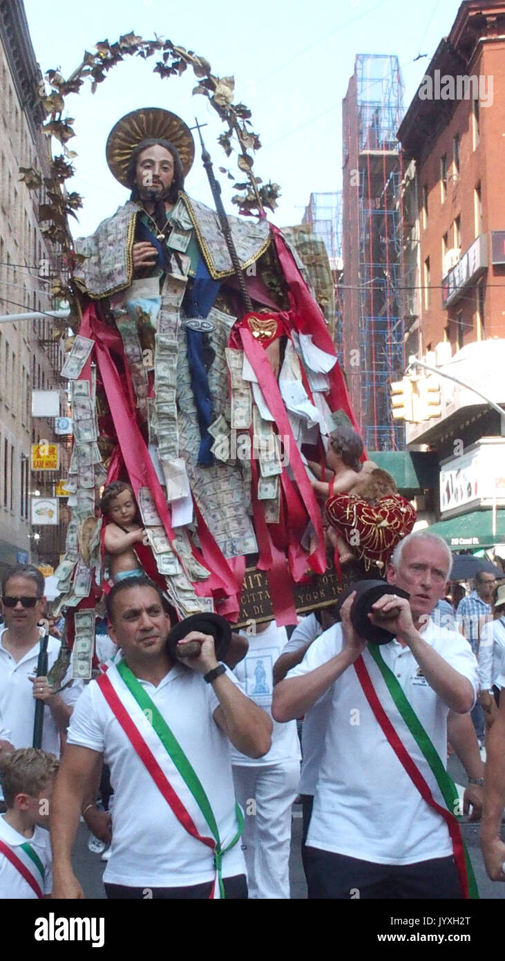 New York, New York, USA. 20th Aug, 2017. The 128th annual Feast of ...