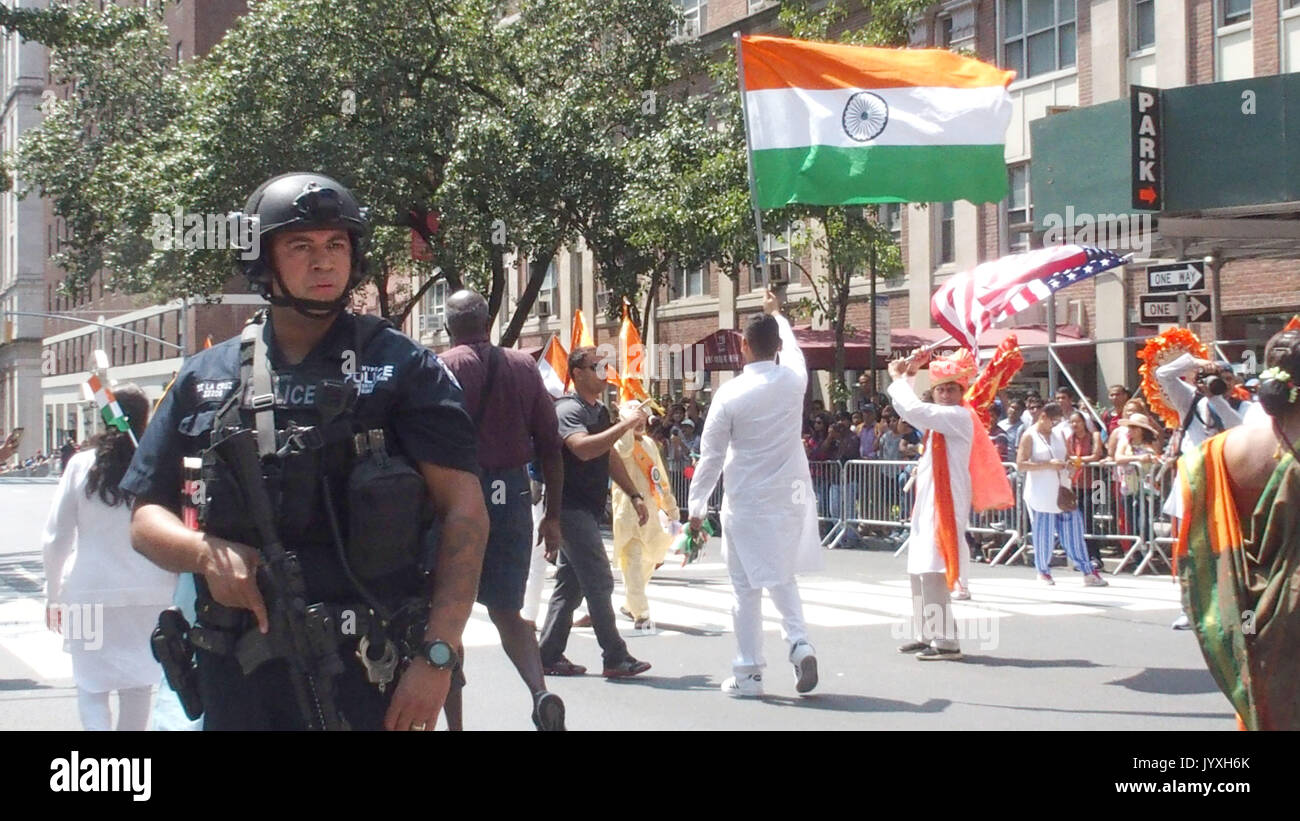 New York, New York, USA. 20th Aug, 2017. India Day Parade. The worlds ...