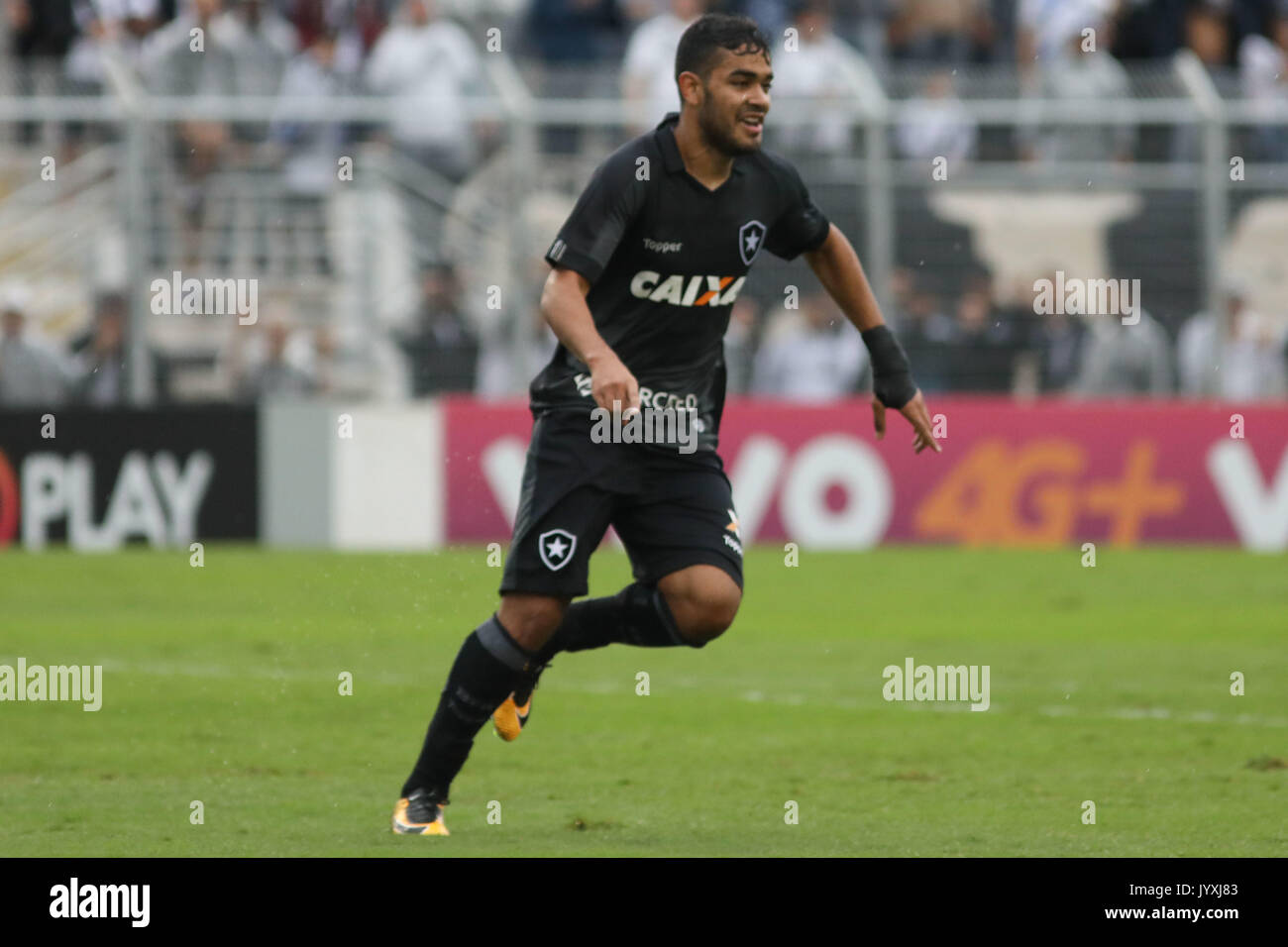 Campinas, Brazil. 20th Aug, 2017. Celebration of the Botafogo draw goal ...